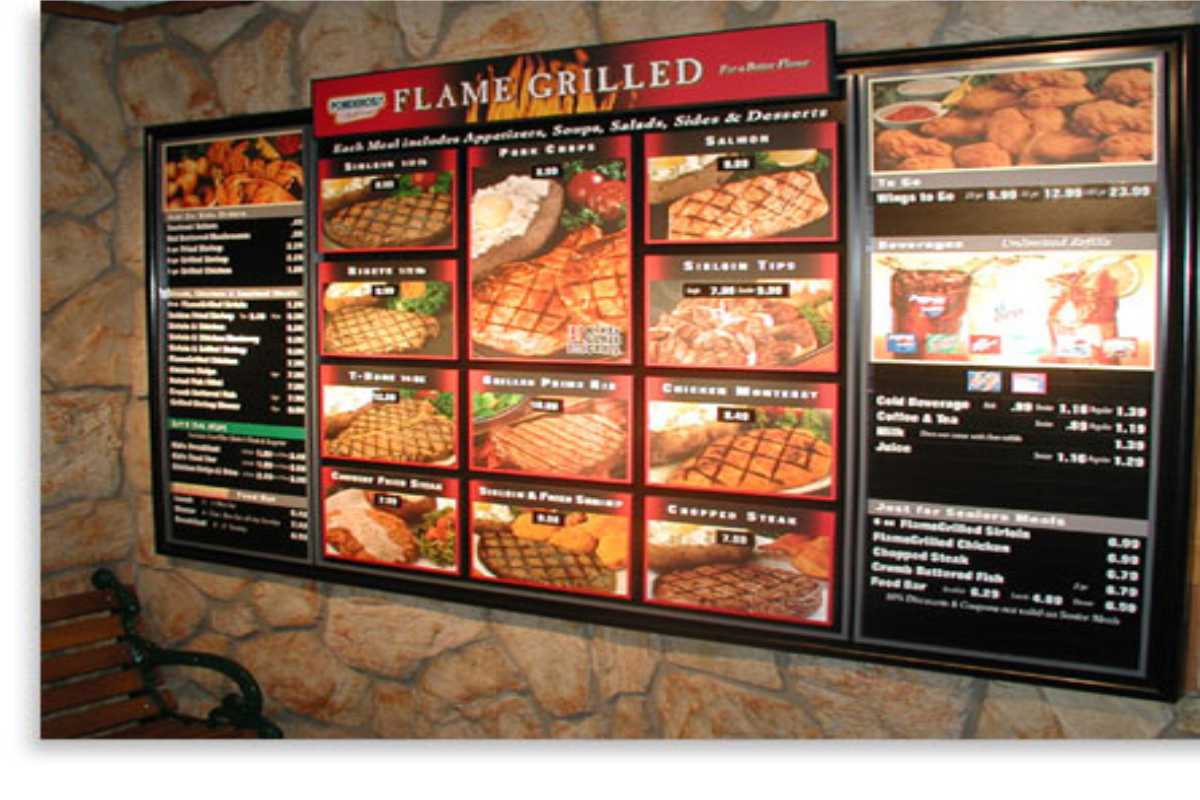 Menu Systems | New York City Signs